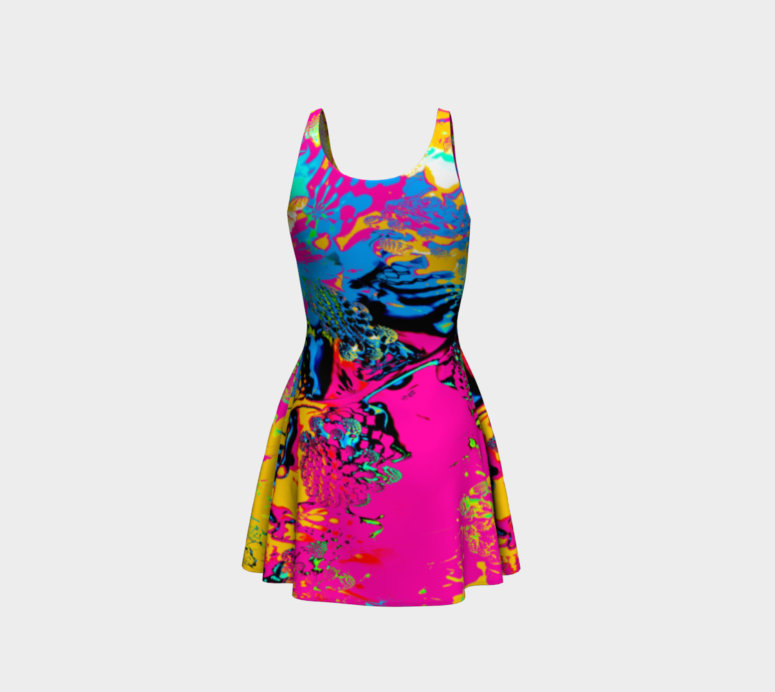 Color Fantasy 1 - Flare Dress – Rod Seeley Designs